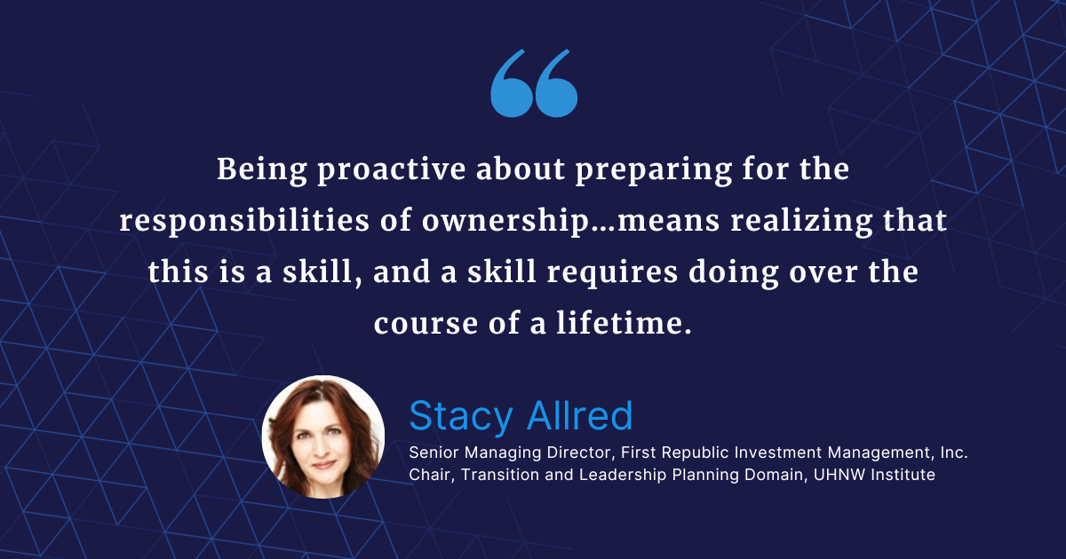 Institute Spotlight: Stacy Allred - The UHNW Institute