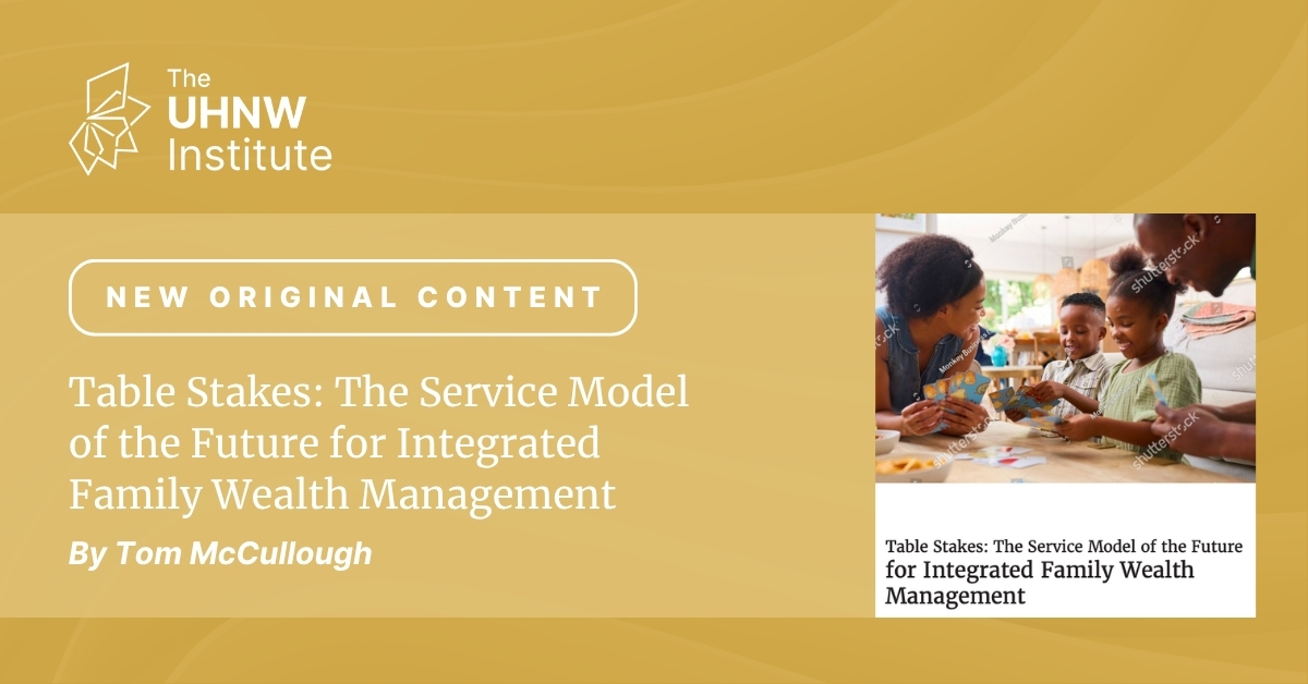 Table Stakes: The Service Model of the Future for Integrated Family ...